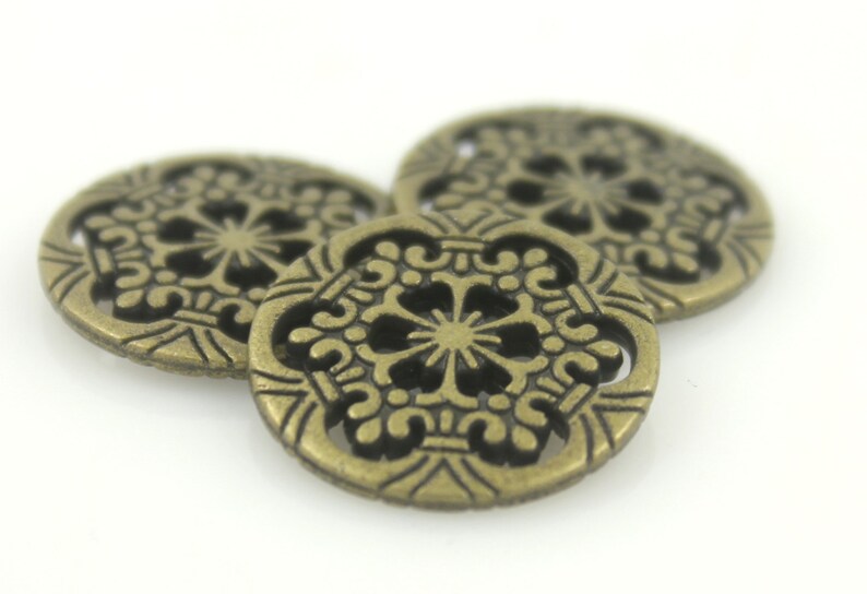 Metal Buttons - Roman Columns Metal Buttons , Antique Brass Color ...