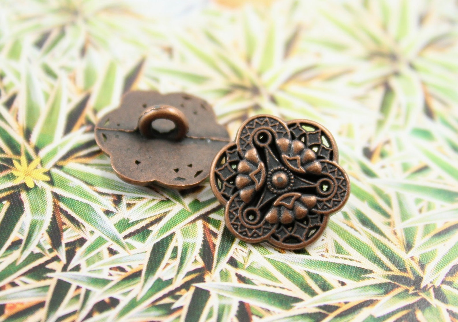 Special Metal Buttons Complicated Exotic Gothic Style Six - Etsy
