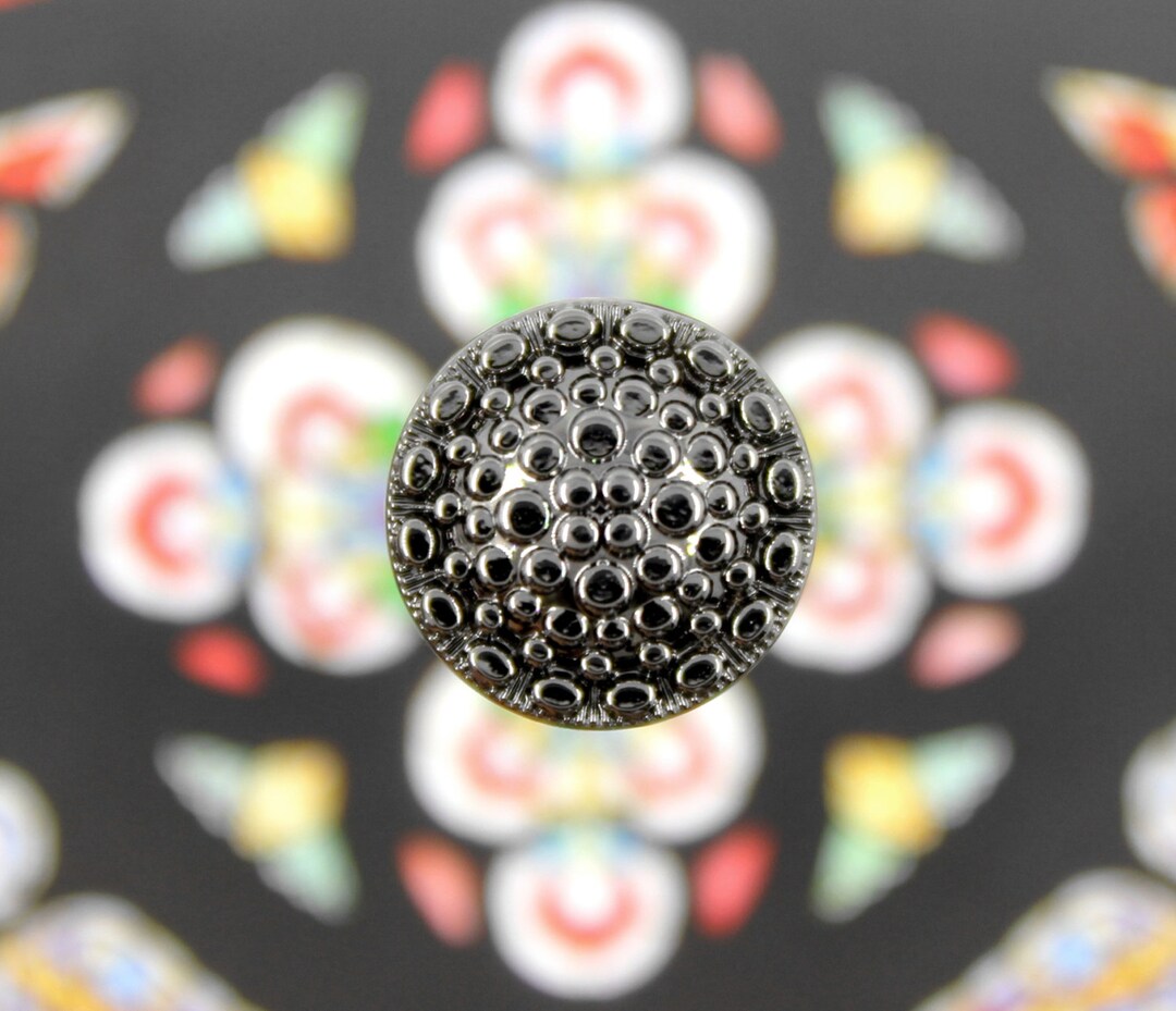 Metal Buttons - Optical Fiber Style Metal Shank Buttons , Shiny ...
