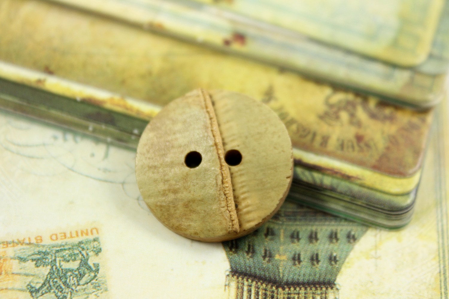 Bamboo Buttons 10 Pieces of Original Bamboo Joint 2 Holes - Etsy