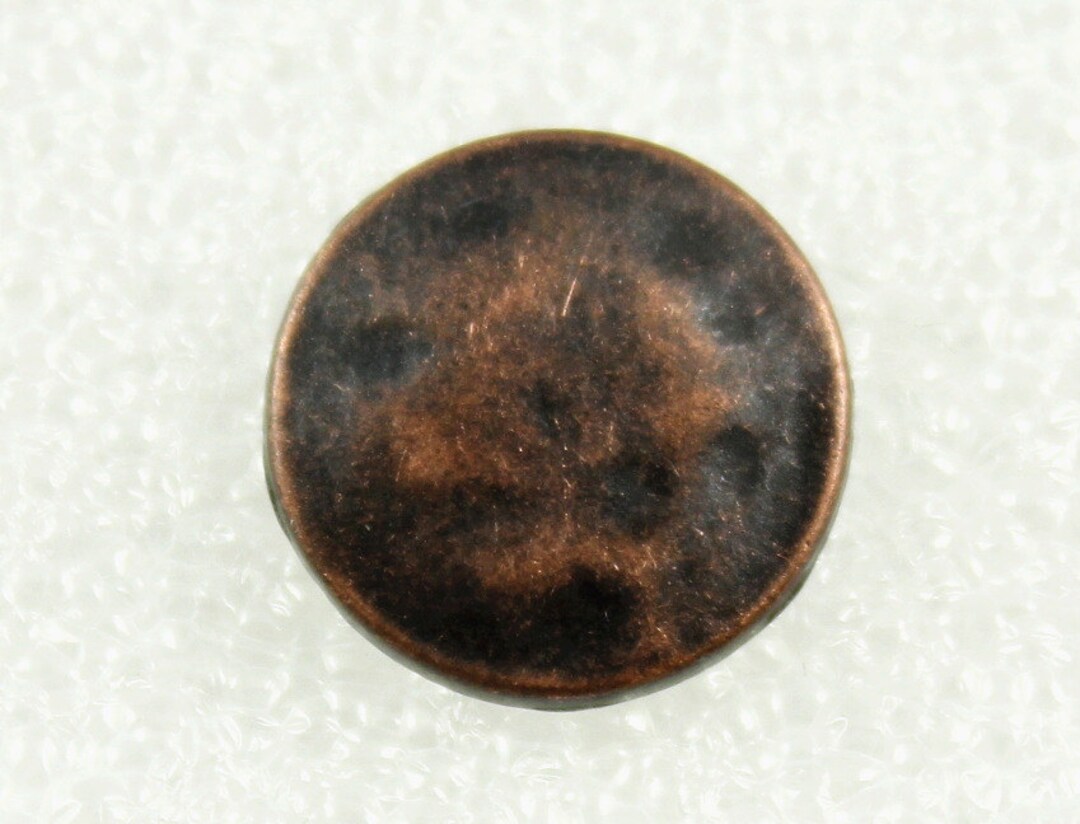 Wholesale - Retro Metal Buttons - 100 Pieces of Minimalist Retro Copper ...