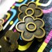 Metal Buttons Vinca Flower Metal Buttons , Antique Brass Color , Shank ...