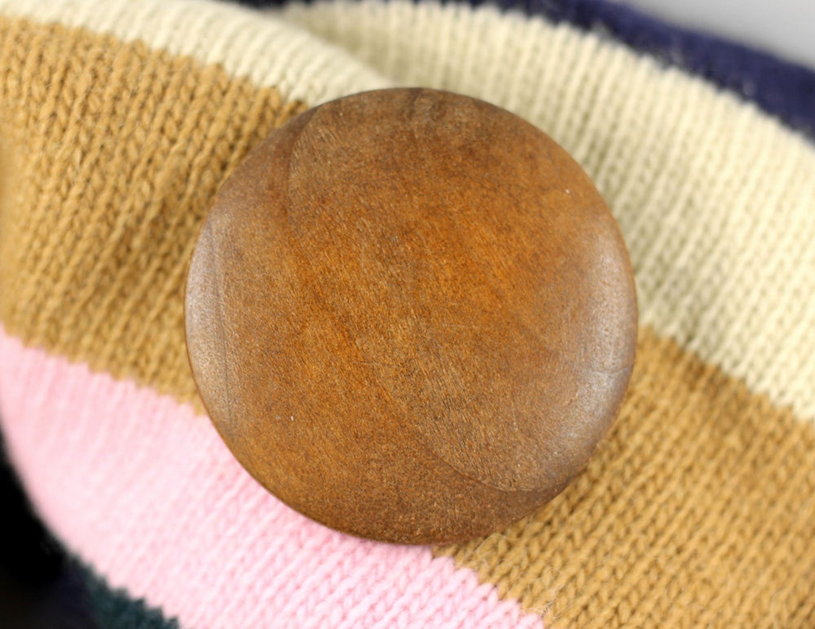 40mm Large Brown Wood Shank Buttons. 6 Pcs. 1.58 Inch - Etsy