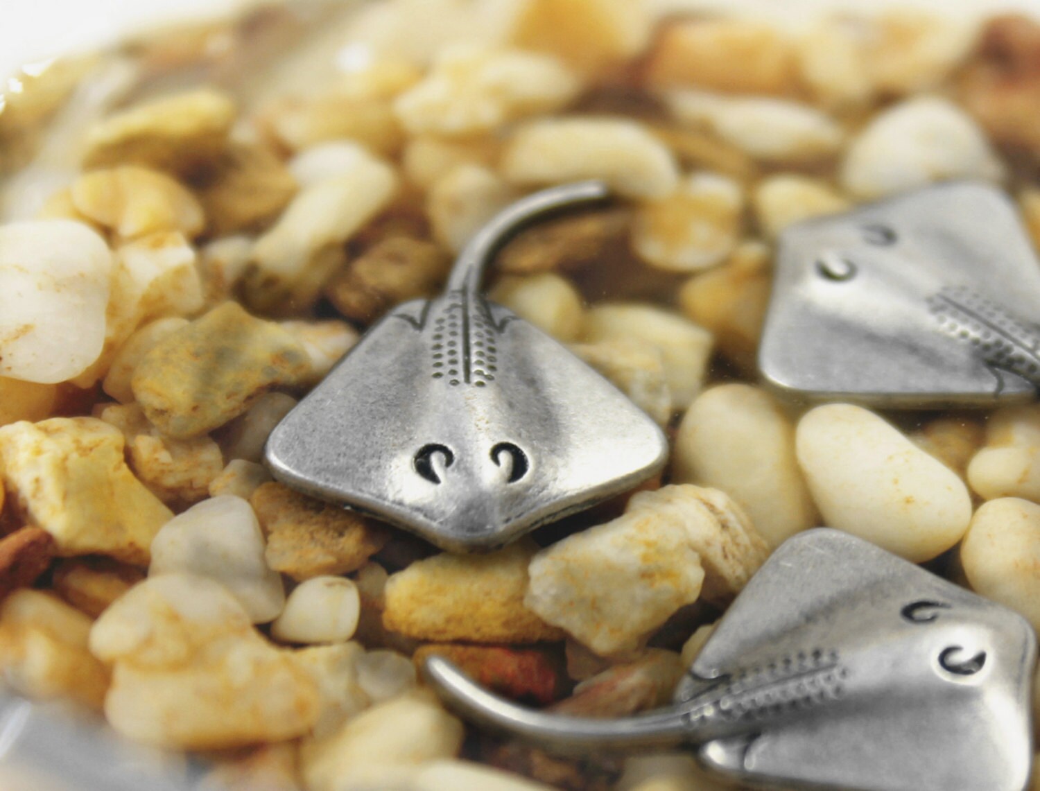 Metal Buttons Stingray Antique Silver Metal Shank Buttons - Etsy