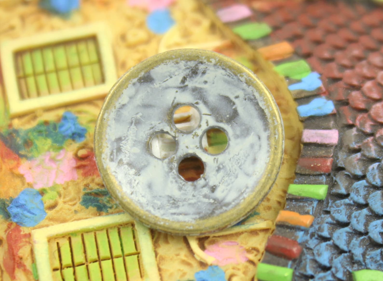 Metal Buttons Brass Metal Buttons Pastel Blue Color 2 - Etsy