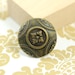 Metal Buttons - Carpet Patterns Metal Buttons , Antique Brass Color ...