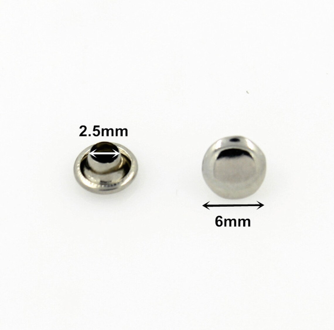 Pink Glass Rhinestones Rivets Studs 0.31 Inch 10 Pieces - Etsy