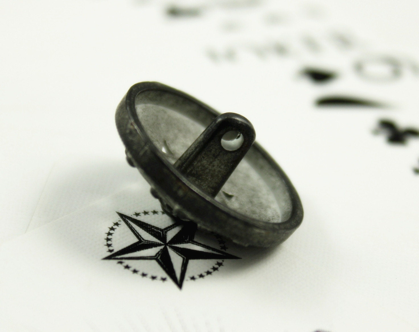 Metal Buttons Carousel Tent Metal Buttons Gunmetal Gray - Etsy