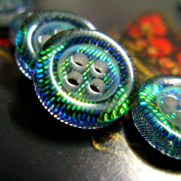 Reflective Buttons - Etsy