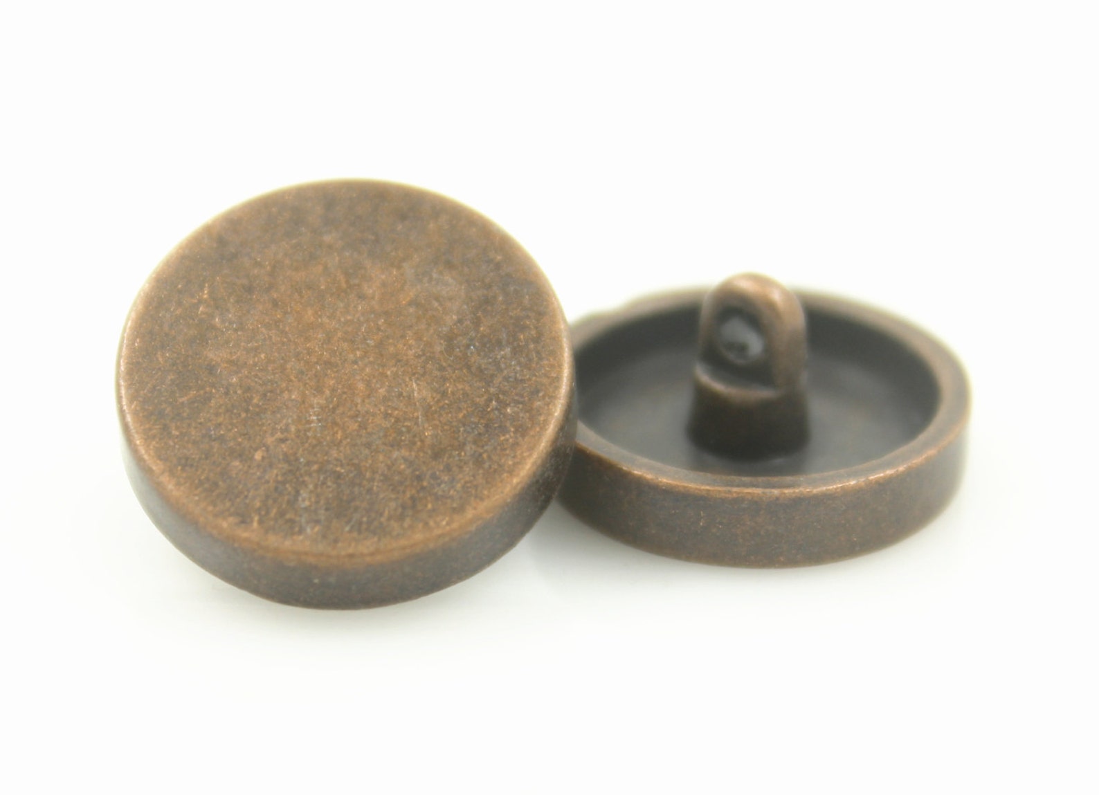 Metal Buttons Copper Metal Shank Buttons 0.75 Inch 6 Pcs | Etsy