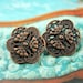 Special Metal Buttons Complicated Exotic Gothic Style Six Petal Flower ...