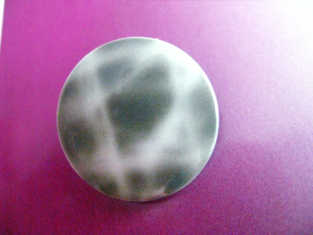 Metal Buttons - White and Gray Shadow Metal Buttons , Shank , 0.91 Inch ...