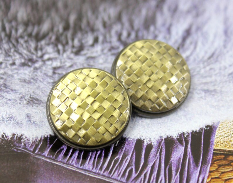 Metal Buttons Lattice Metal Buttons Champagne Gold Color - Etsy