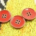 Metal Buttons - Red Metal Buttons , Silver Color , 4 Holes , 0.39 Inch ...