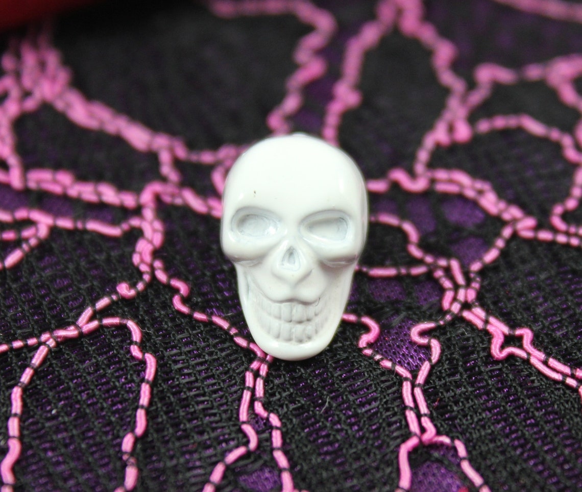 Metal Buttons Skull Metal Buttons White Color Shank - Etsy