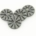 Metal Buttons Radial Lines Metal Buttons Dull Silver Color - Etsy