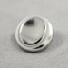 Metal Buttons - Oval and Round Metal Buttons , Matte Silver Color ...