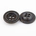 Metal Buttons Gunmetal Rust Concave Metal Hole Buttons 0.67 Inch 10 Pcs ...