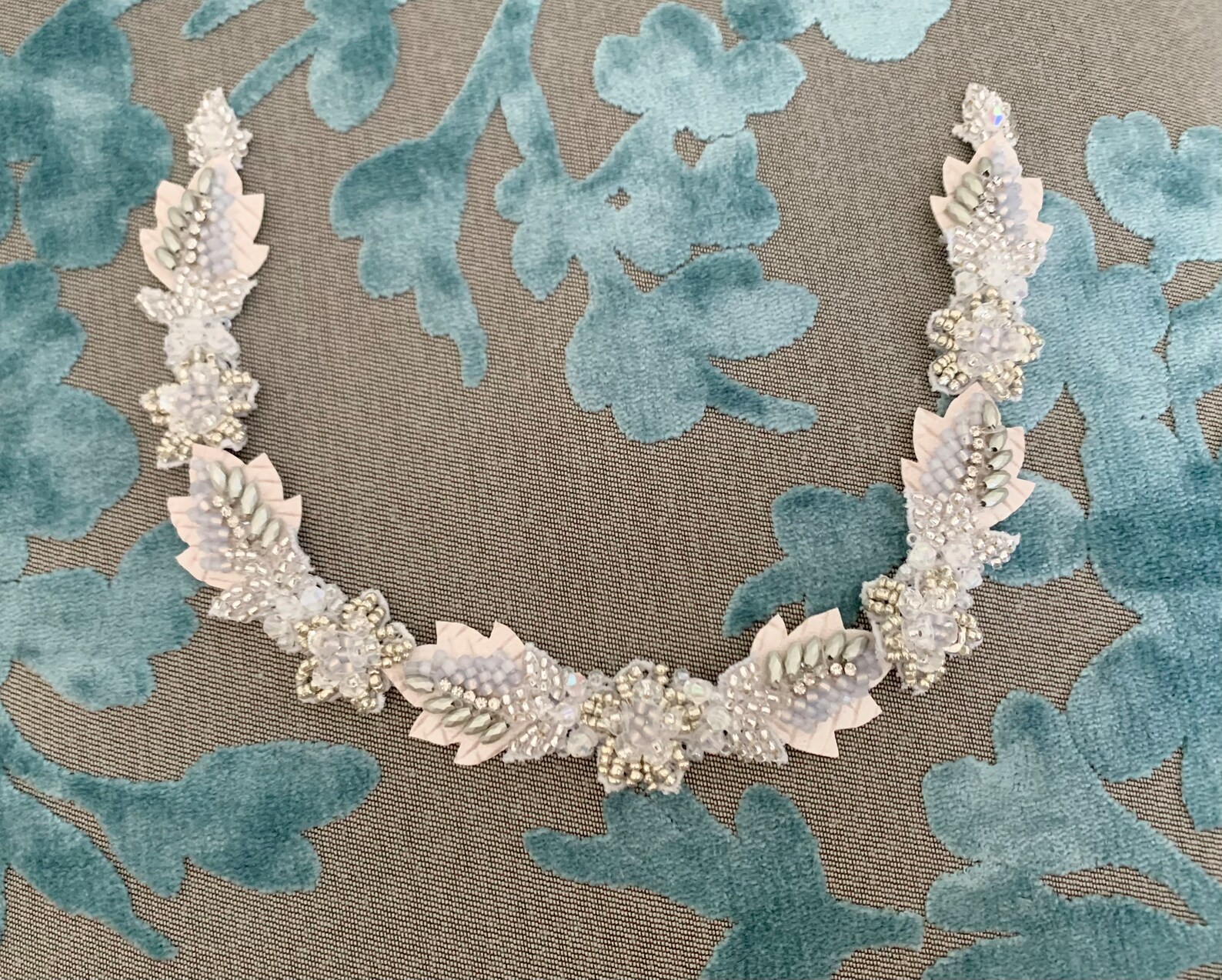 Dusty Blue Beaded Lace Trim Smoky Blue Silver Bridal Lace - Etsy Dusty Blue Beaded Lace Trim Smoky Blue Silver Bridal Lace - Etsy