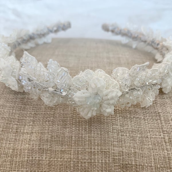 Beaded Tiara - Etsy