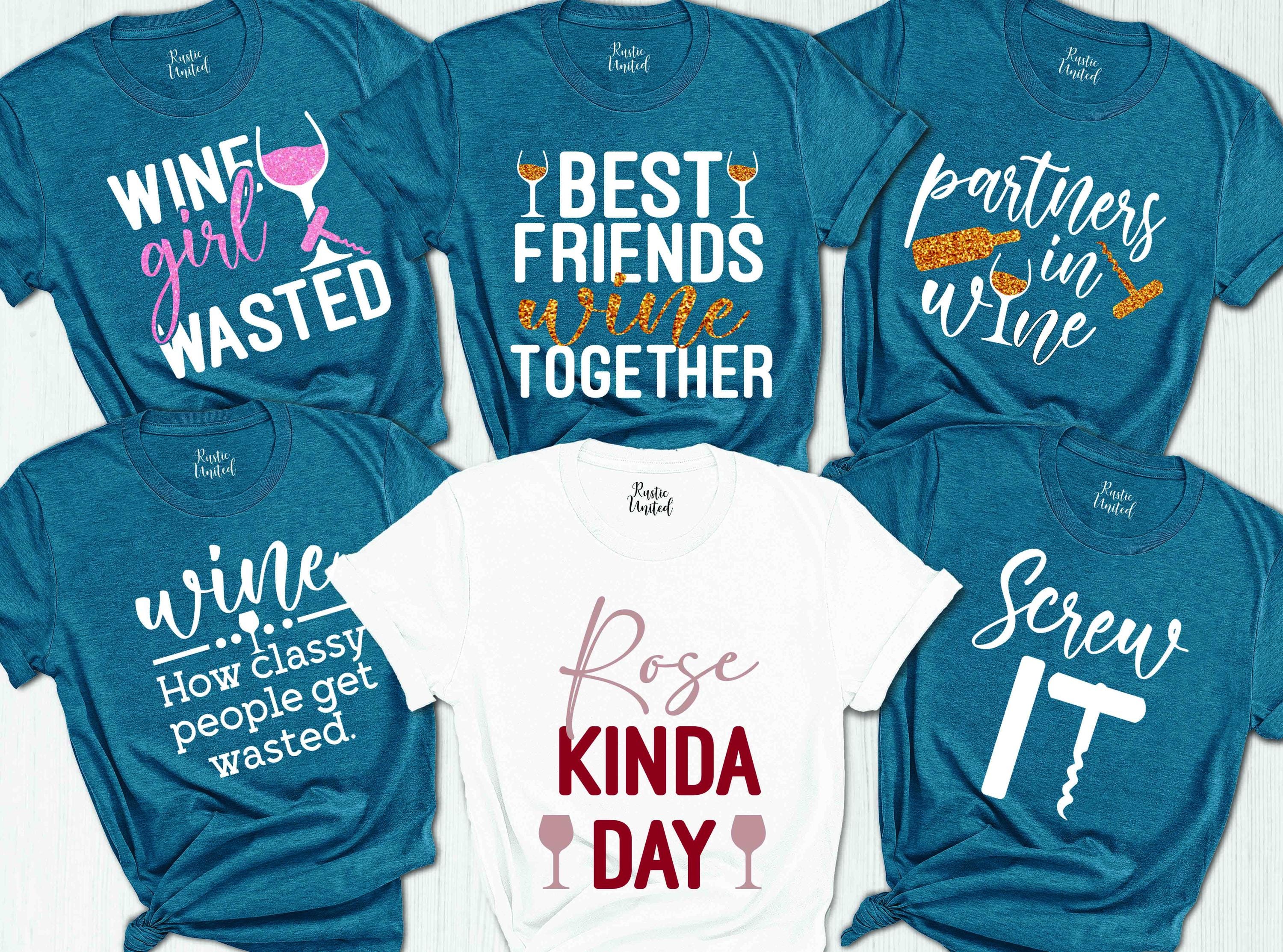 Wine Bachelorette Party Shirts, Wine Lover Shirt, Girls Night Out Tees ...