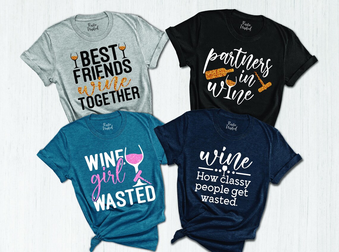 Wine Bachelorette Party Shirts, Wine Lover Shirt, Girls Night Out Tees ...