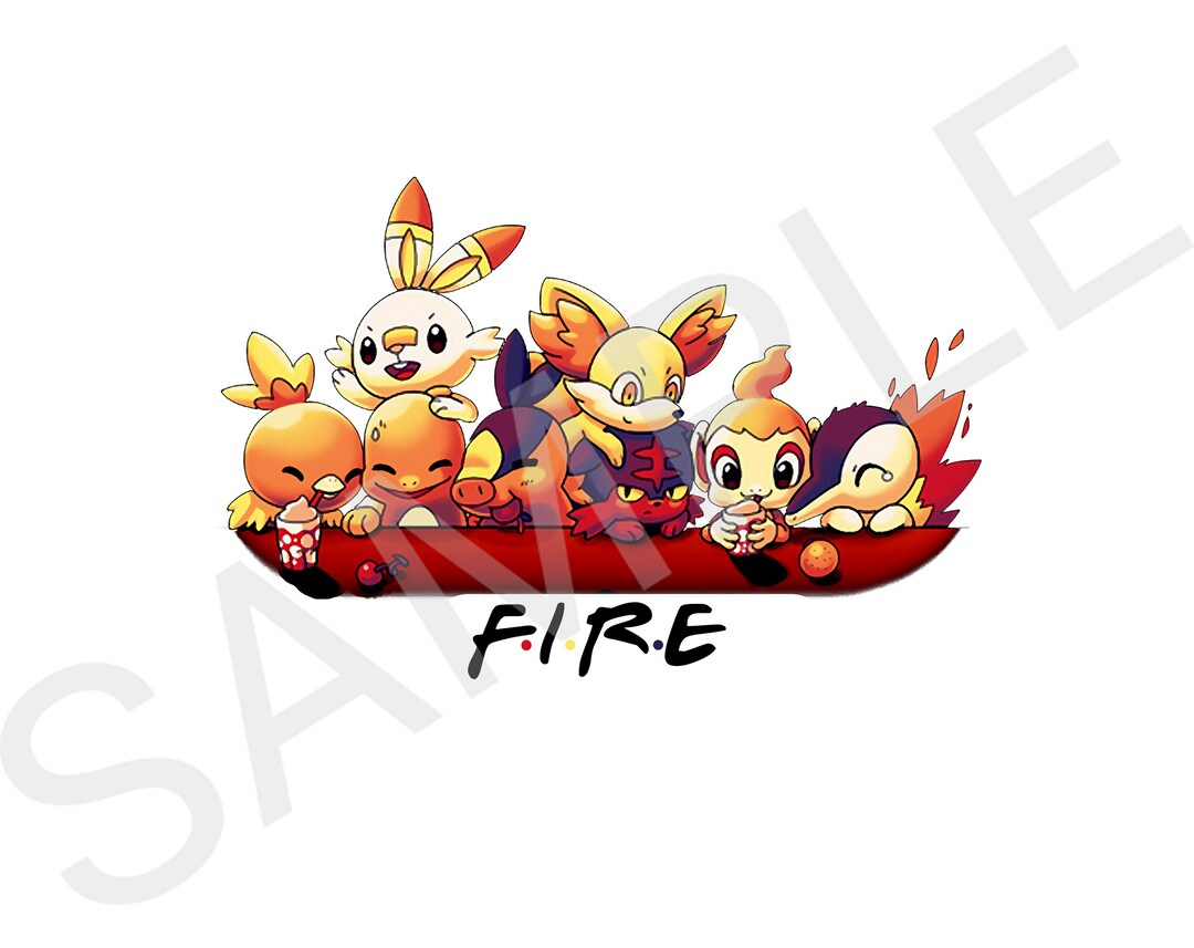 Fire Poke Stater Anime Japanese Charracter Movie Png, Anime Lover Png ...