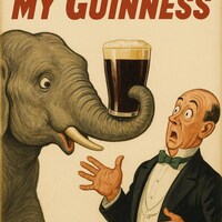 Guinness Seal and Firefighter | Guinness Poster | Funny Vintage ...