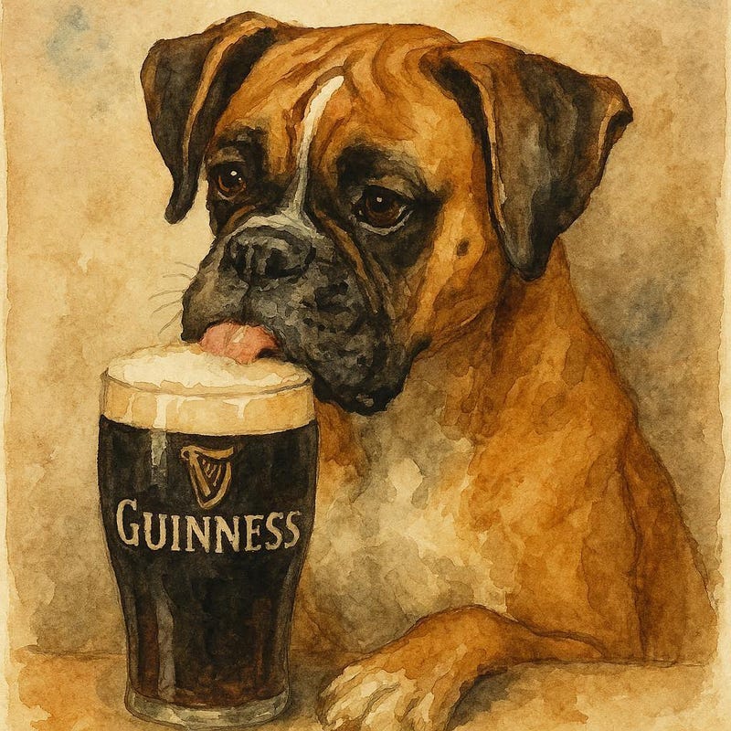 Dog With Guinness - Etsy
