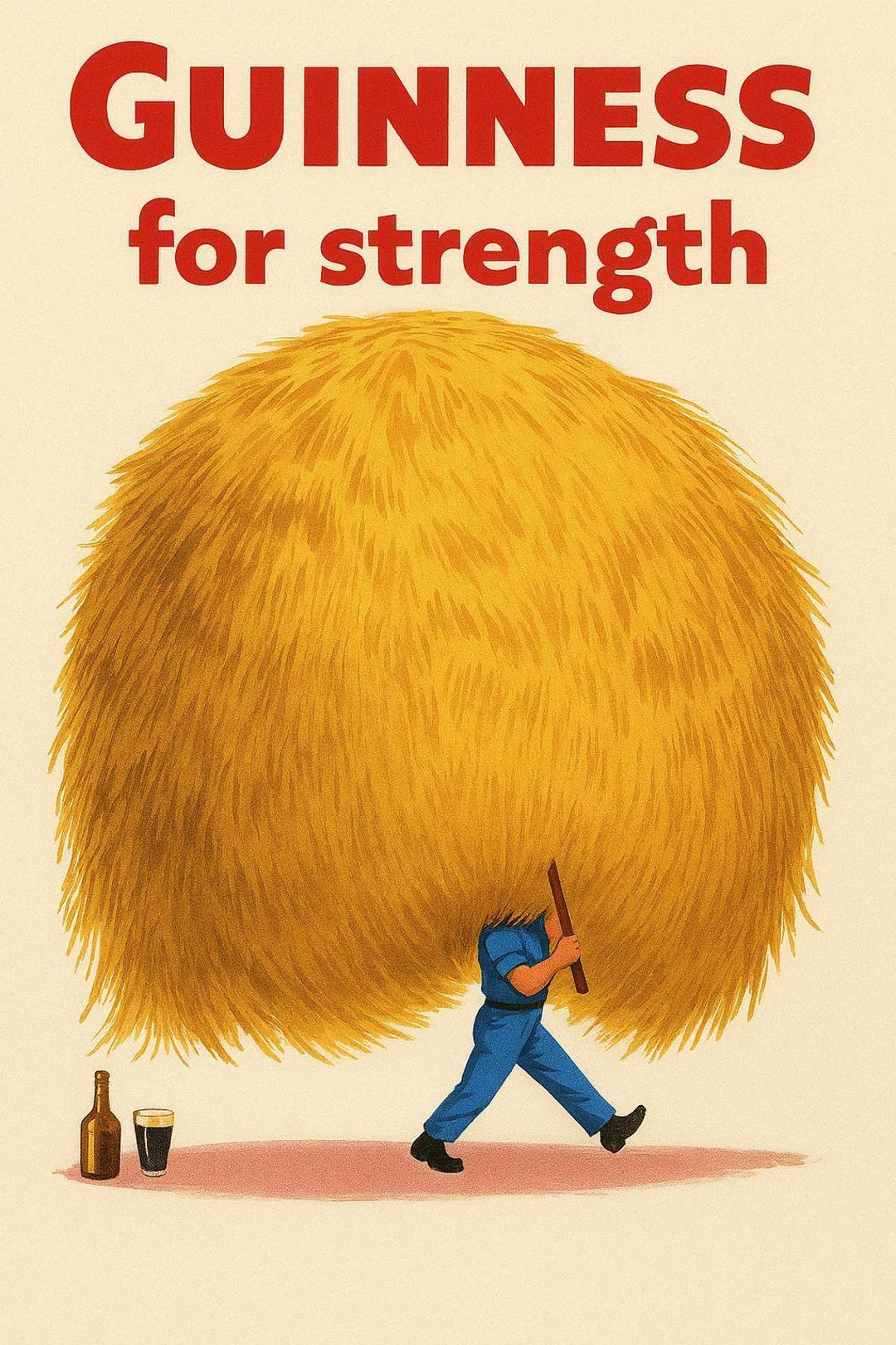 Vintage Guinness for Strength Farmer Poster | Guinness Bar Poster ...