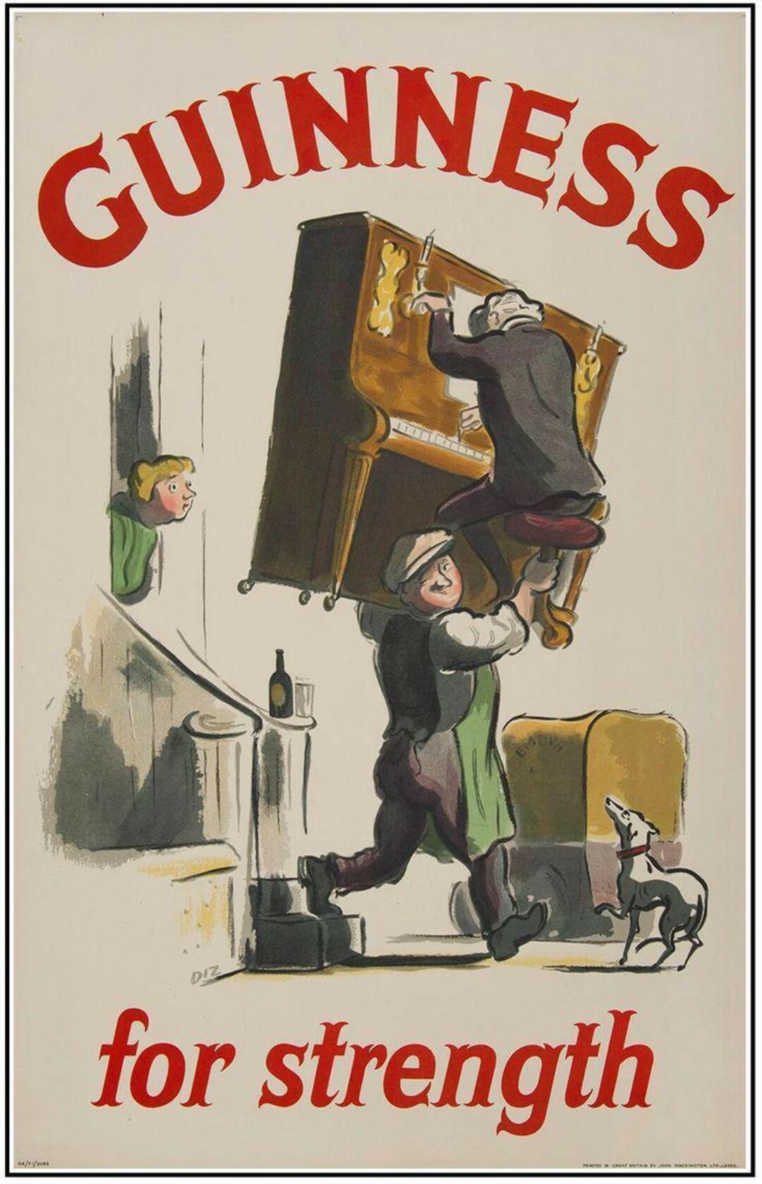 Classic Guinness for Strength Piano Poster | Guinness Bar Poster ...