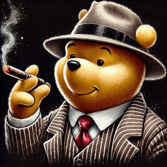 Winnie The Pooh Gangster Wallpaper