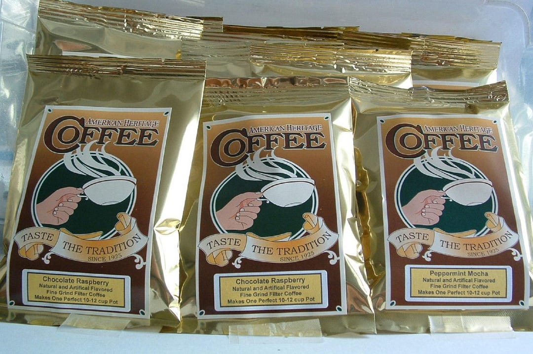 Sample Flavored Coffee 6-1.75oz Packages #1 - Etsy