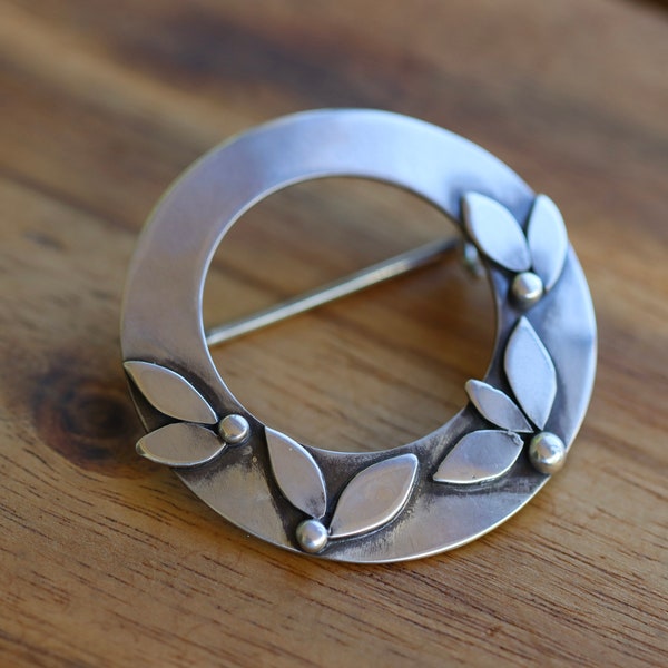 Silver Scarf Pin - Etsy