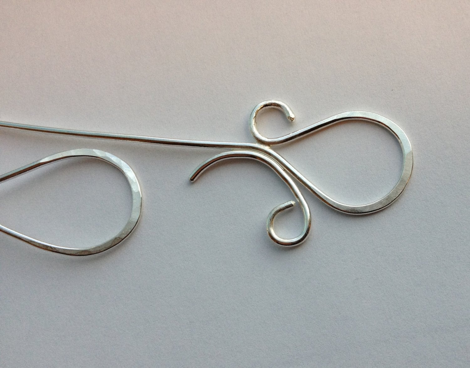 Fantasy Handcrafted Sterling Silver Shawl Pin Wire Shawl Pin - Etsy