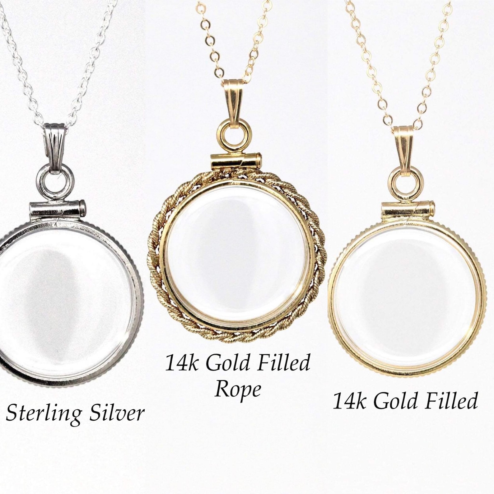 Custom Shaker Locket Sterling Silver 14k Gold Filled - Etsy