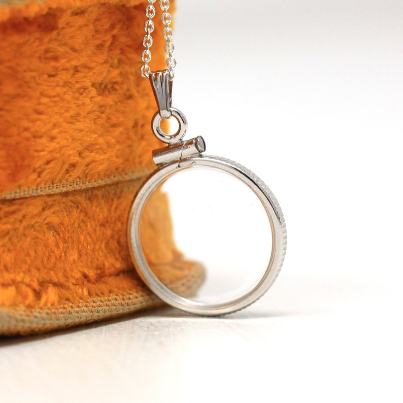 Empty Shaker Locket Sterling Silver Clear Pendant Locket - Etsy