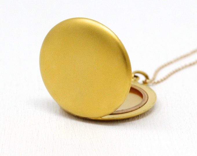 Edwardian Blank Locket Early 1900s Era Antique Gold Filled - Etsy