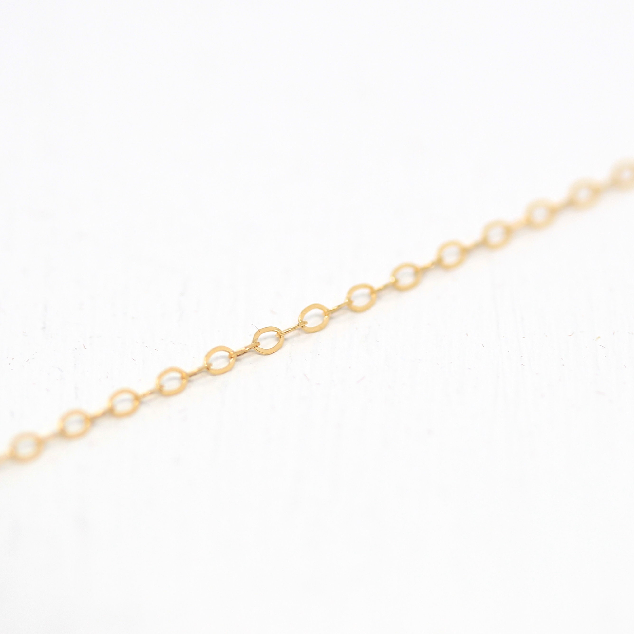Gold Filled Chain 14 Inch 14/20 GF Necklace 1.5 Mm Flat - Etsy
