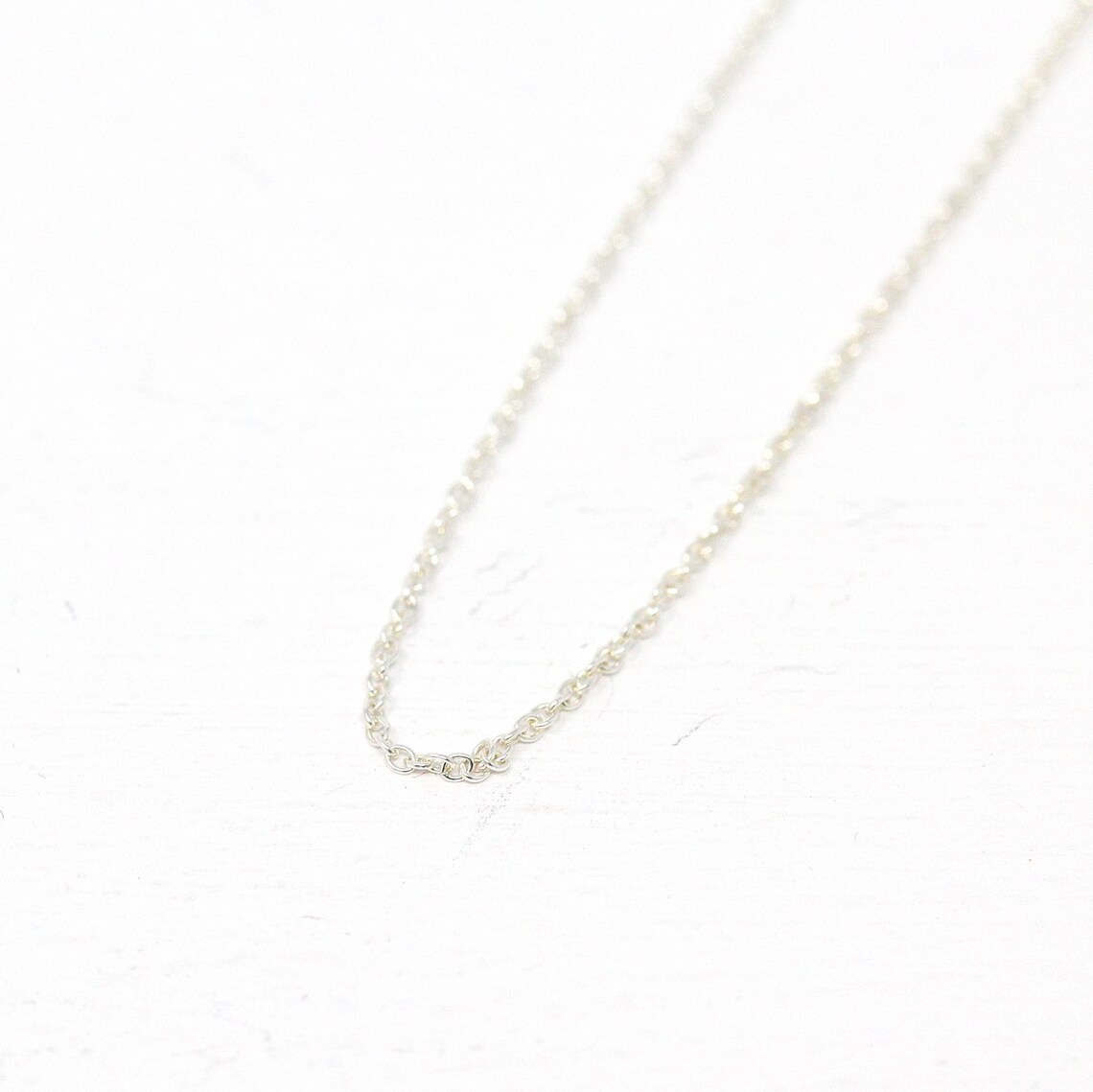 Sterling Silver Chain 20 Inch Cable Link 1.1 mm Twenty | Etsy