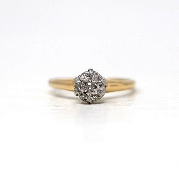 Edwardian Cluster Engagement Rings