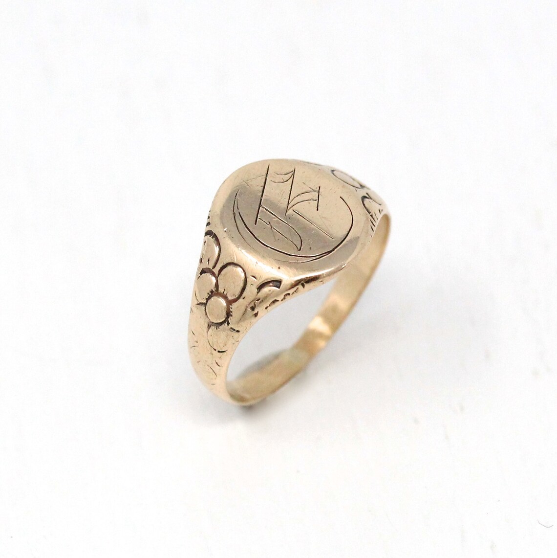 E Signet Ring Antique 10k Yellow Gold Monogrammed Initial | Etsy E Signet Ring Antique 10k Yellow Gold Monogrammed Initial | Etsy