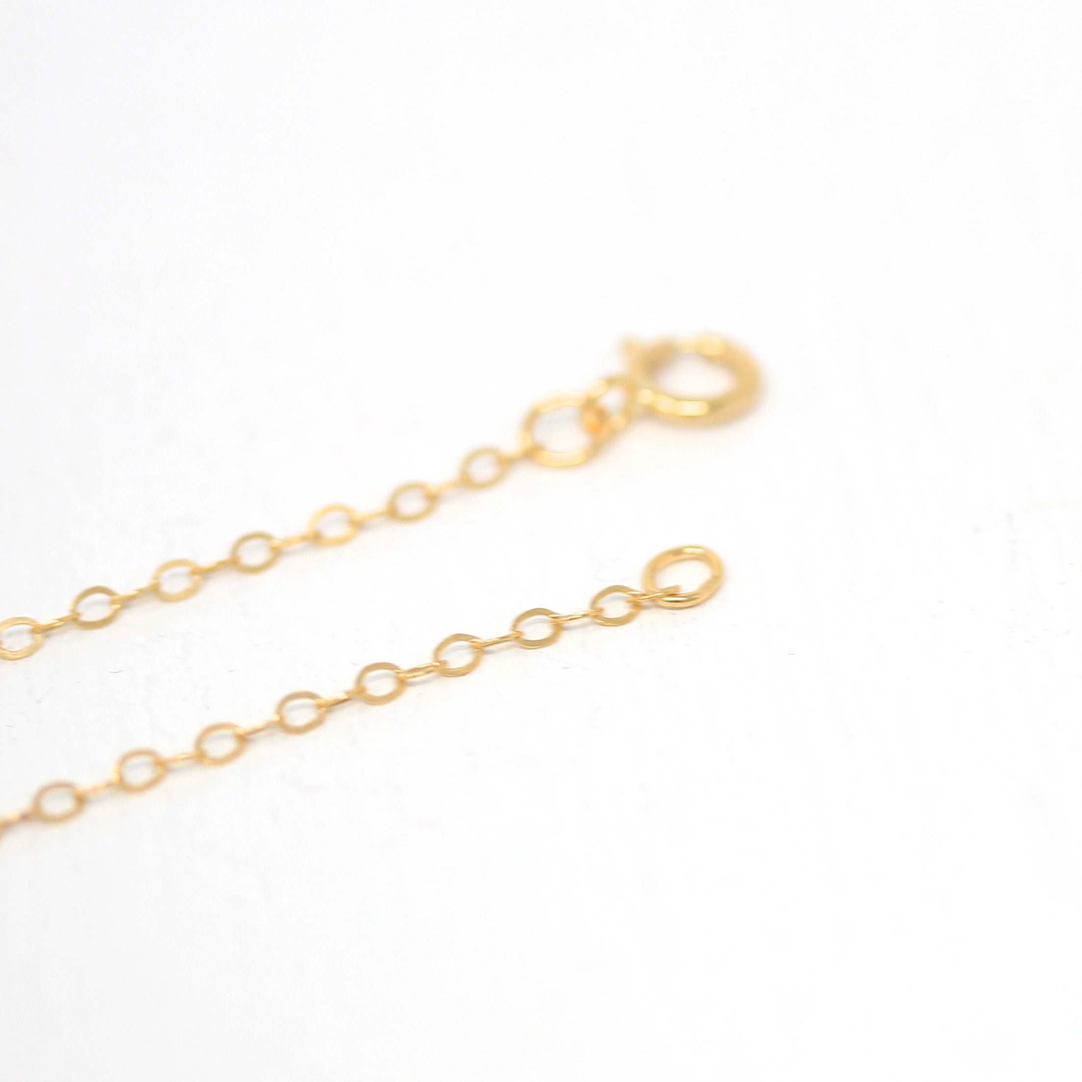 Gold Filled Chain 14 Inch 14/20 GF Necklace 1.5 Mm Flat - Etsy