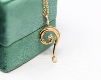 Antique Question Mark Necklace - Etsy