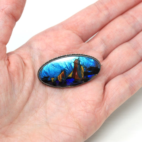 Sale - Morpho Butterfly Brooch - Art Deco Sterling Si… - Gem