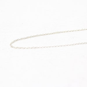 Sterling Silver Chain 20 Inch Cable Link 1.1 Mm Twenty Inch Polished ...