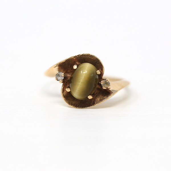 Tiger Eye Ring - Etsy