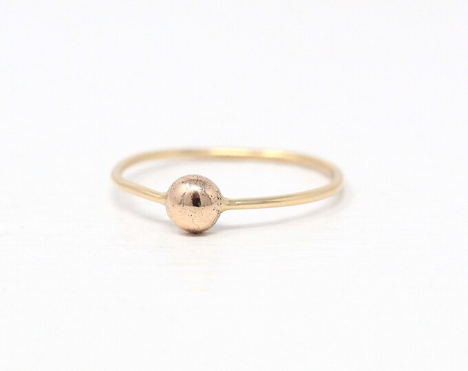 Antique Pin Conversion Ring - Edwardian Era 14k & 10k Yellow Gold ...