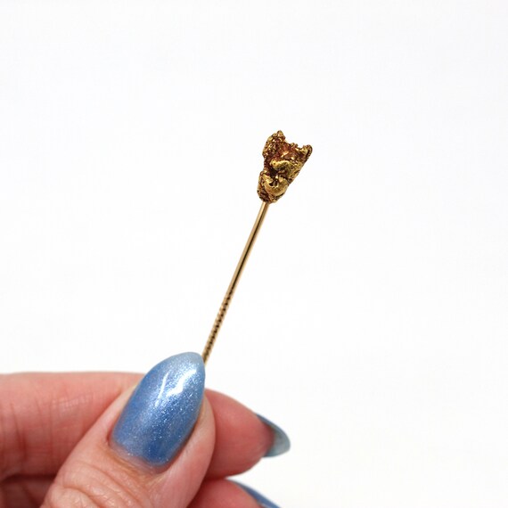 Sale - Antique Stick Pin - Victorian 22k Yellow Gold … - Gem