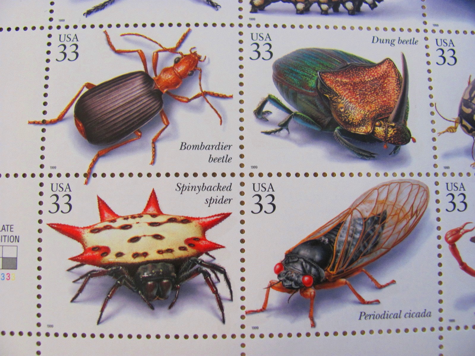 Insects Spiders 20 UNused Vintage US Postage Stamps 33-cents | Etsy